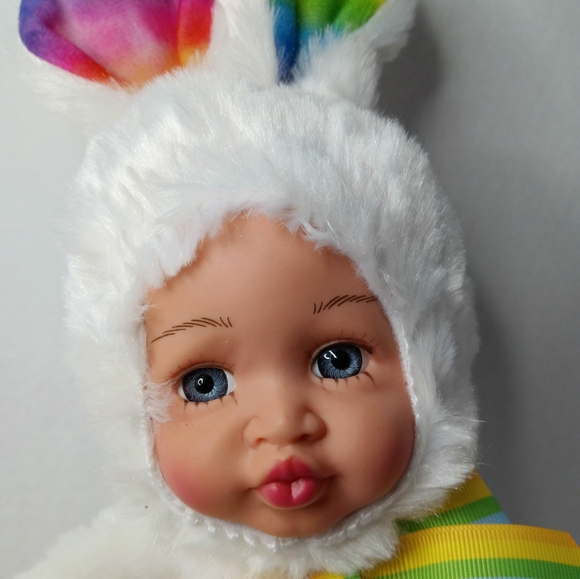 Megatoys | Toys | Megatoys Rainbow Baby Faced Easter Bunny Plush | Poshmark
